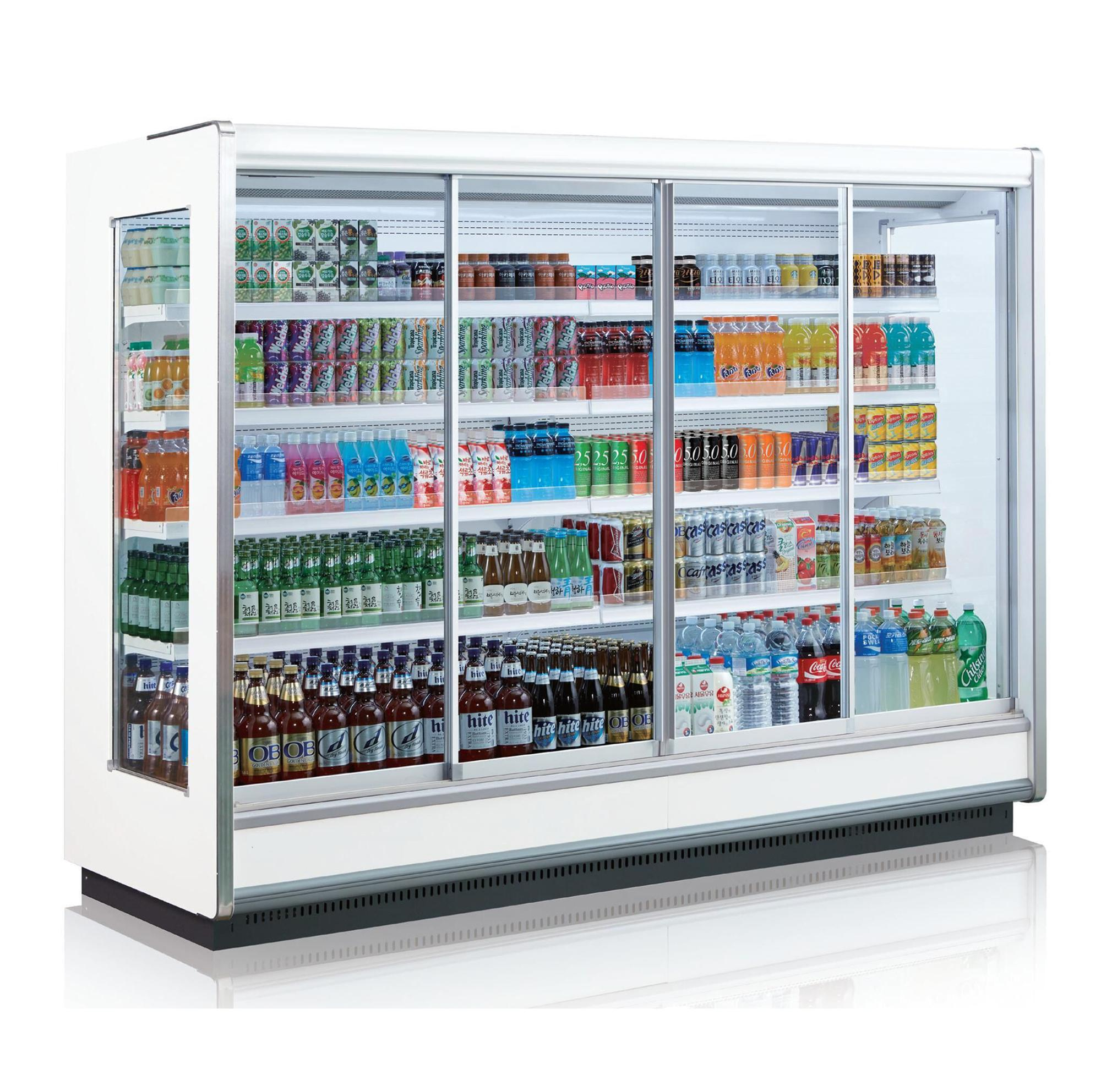Supermarket Retrofit Glass Door for Variety Showcase